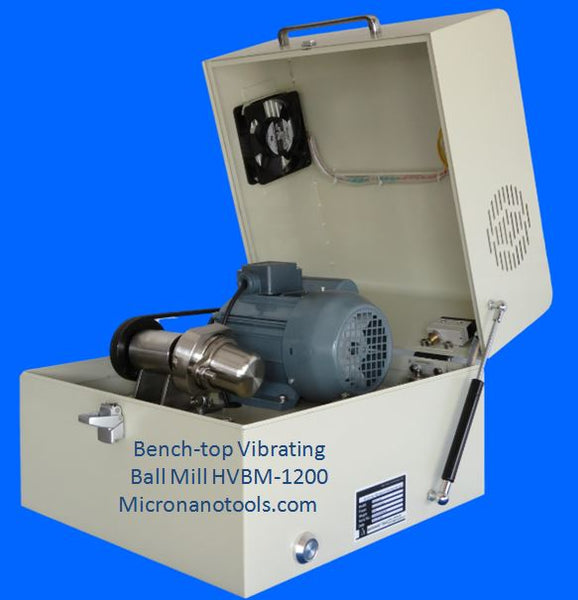 Bench-top High Speed Vibrating Ball Mill (HVBM-1200) with one 80ml SS ...