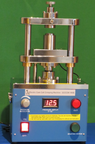 Electric Coin Cell Crimping Machine - ECCCM-160E - A Crimper for Glove ...